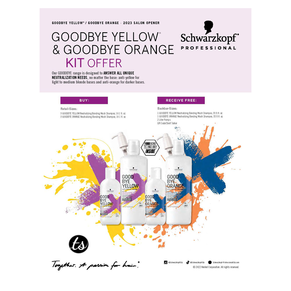 Goodbye-Yellow-orange-Kit-2023 | TwinState Salon Supply